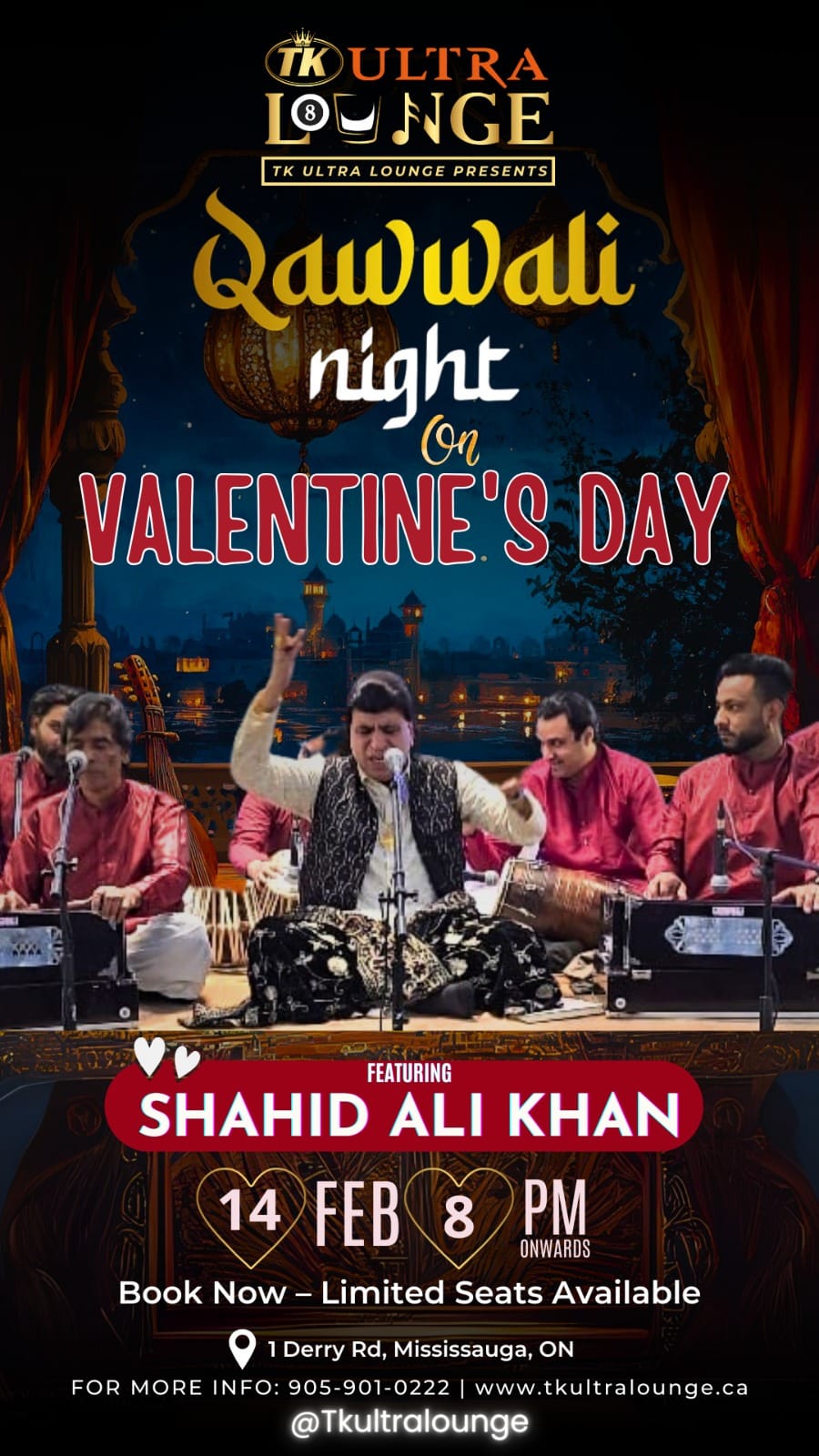 Mississauga - Valentine's Day Special (Qawwali Night) | TK Ultra Lounge