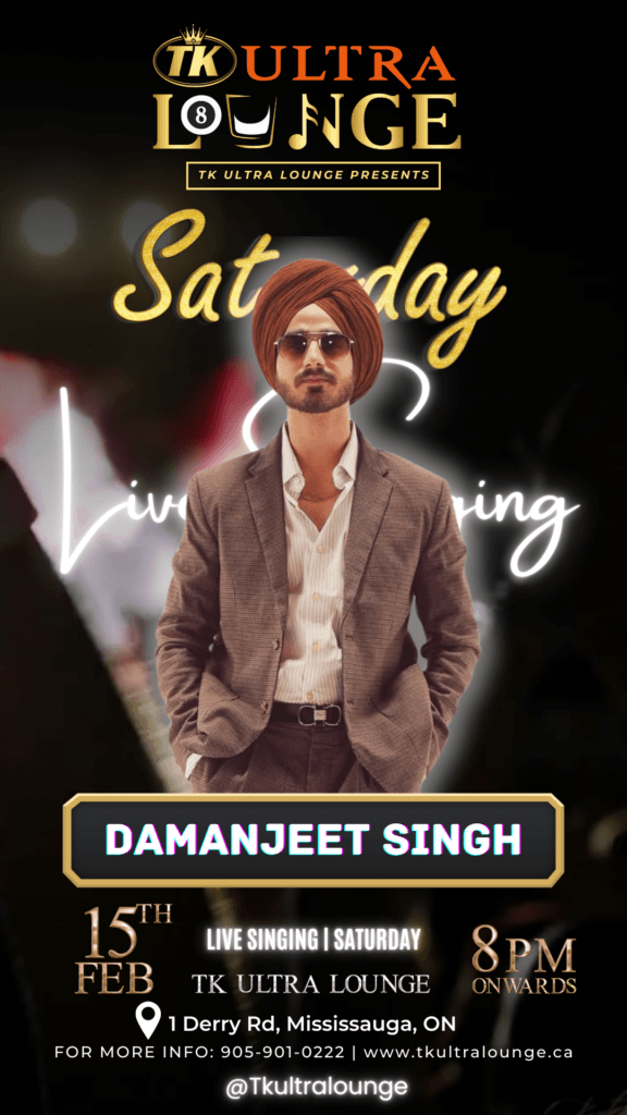 Mississauga – Best Lounge (Indian Fine Dining & Bar ) | TK Ultra Lounge