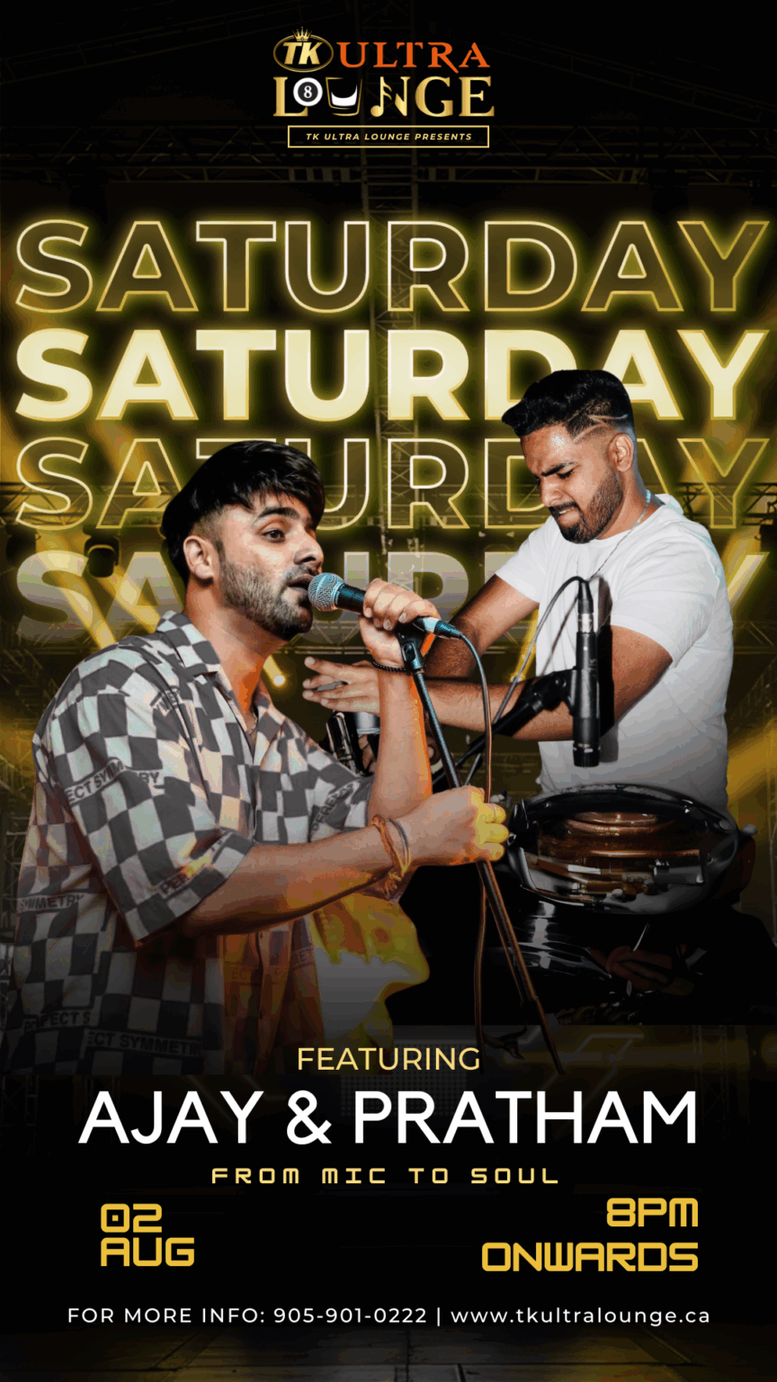 Celebrate Bollywood Nights & Live Qawwali | TK Ultra Lounge Mississauga